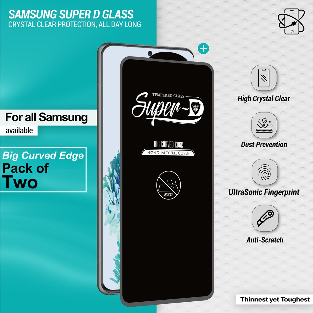 Tempered Glass Screen Protector 100% Genuine for Samsung Galaxy S24 S23 ...