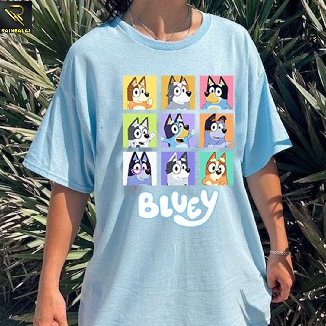 Blueys Shirt Bluey Family Shirts bluey Show Shirt - Etsy
