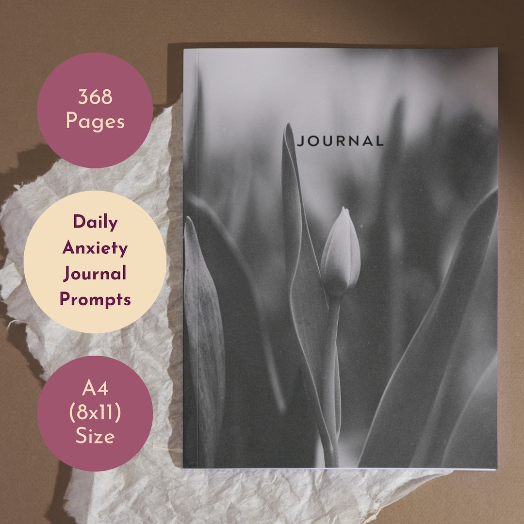 Anti Anxiety Journal, A4 Journal, Anxiety Aids, Anxiety Journal Prompts ...