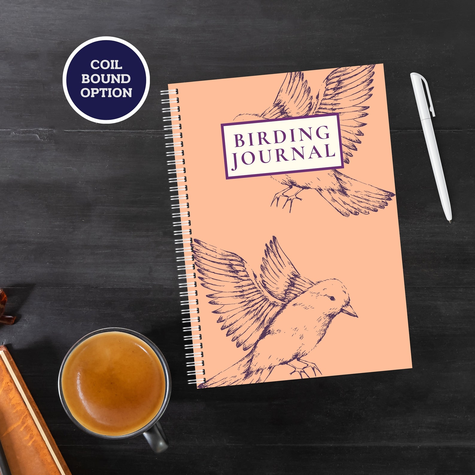 Birdwatching Book, Birding Log Notebook, Birding Journal Pink, Bird ...