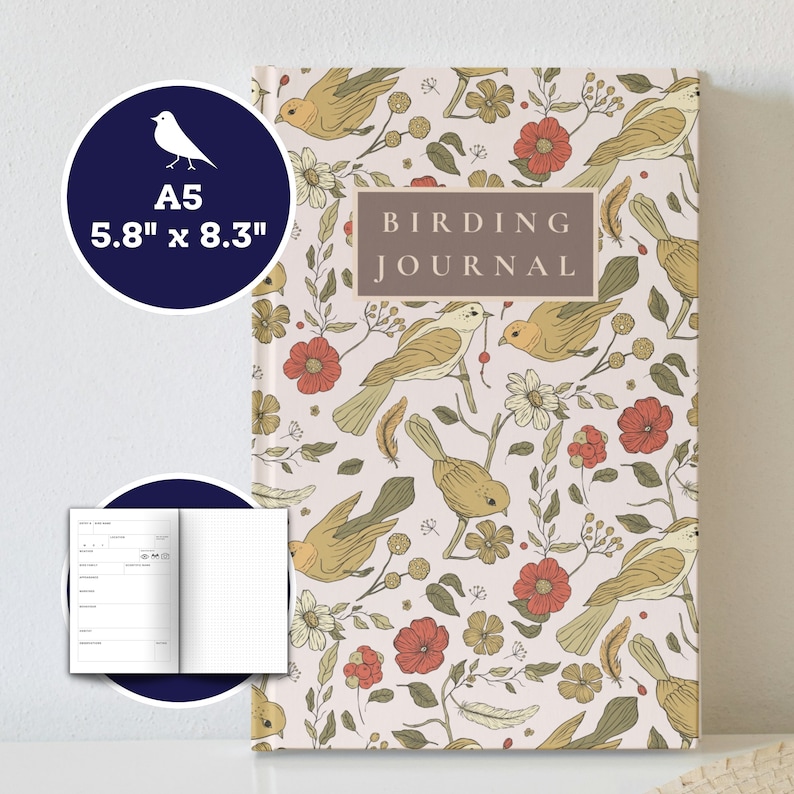 Birdwatching Book, Birding Log Notebook, Birding Journal Checklist ...