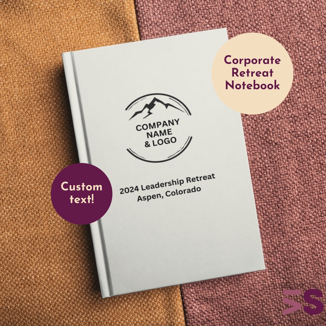 Corporate Retreat Gifts, Custom Notebook, Corporate Event Gifts ...