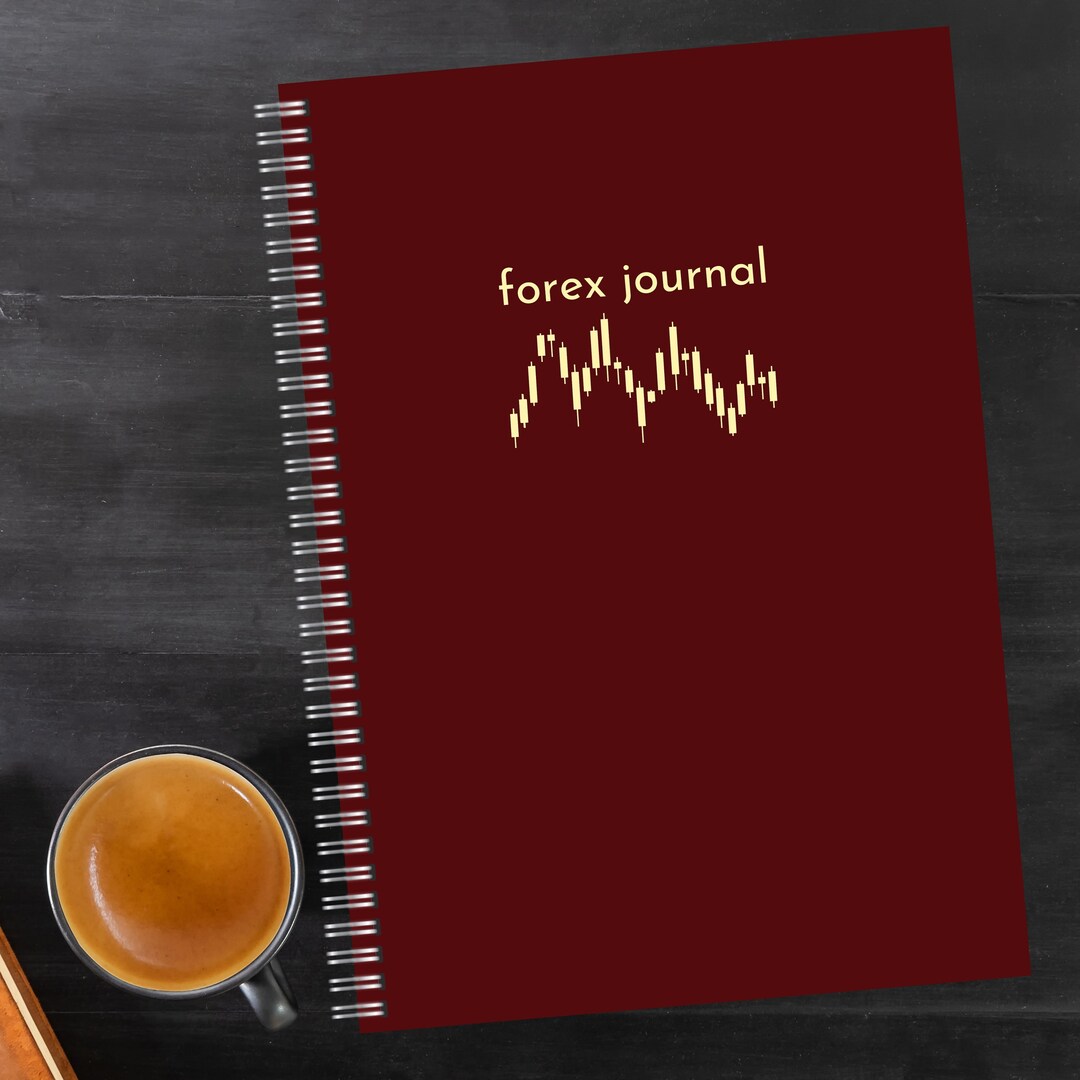Red Forex Trading Journal A4, Forex Gifts, Forex Trading Book, Gift for ...