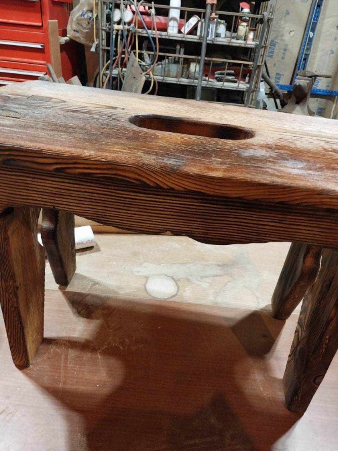 Shou Sugi Ban Bench - Etsy