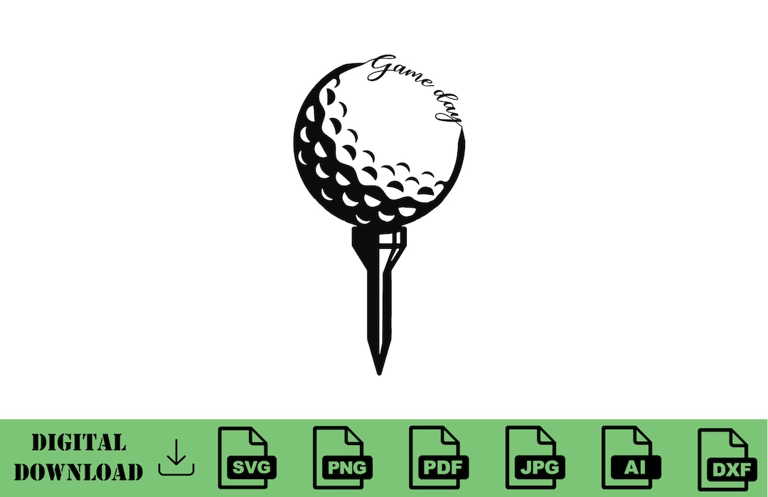 Golf Ball SVG, Vector, Cricut, Digital Download. - Etsy