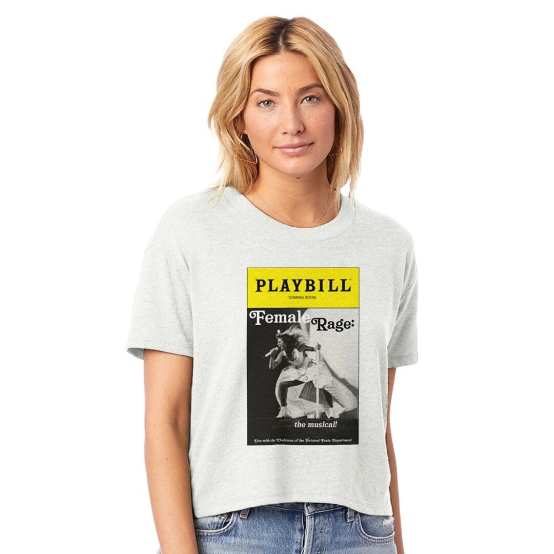 TTPD Eras Tour Female Rage the Musical Women's Headliner Cropped ...