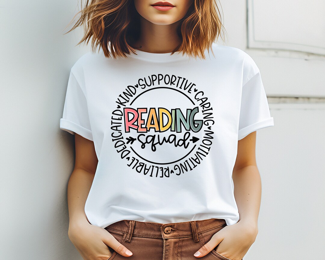 Reading Squad Shirt, Teacher Tee, Book Club Shirt, Librarian Hoodie ...