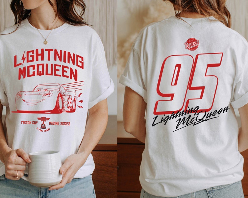 Lightning Mcqueen Shirt, Disney Cars Sweatshirt, Piston Cup Champion ...