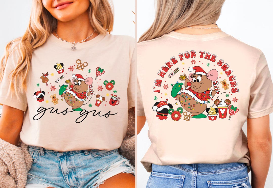 Gus-gus I'm Here for the Snacks Shirt, Gus-gus Merry Christmas ...
