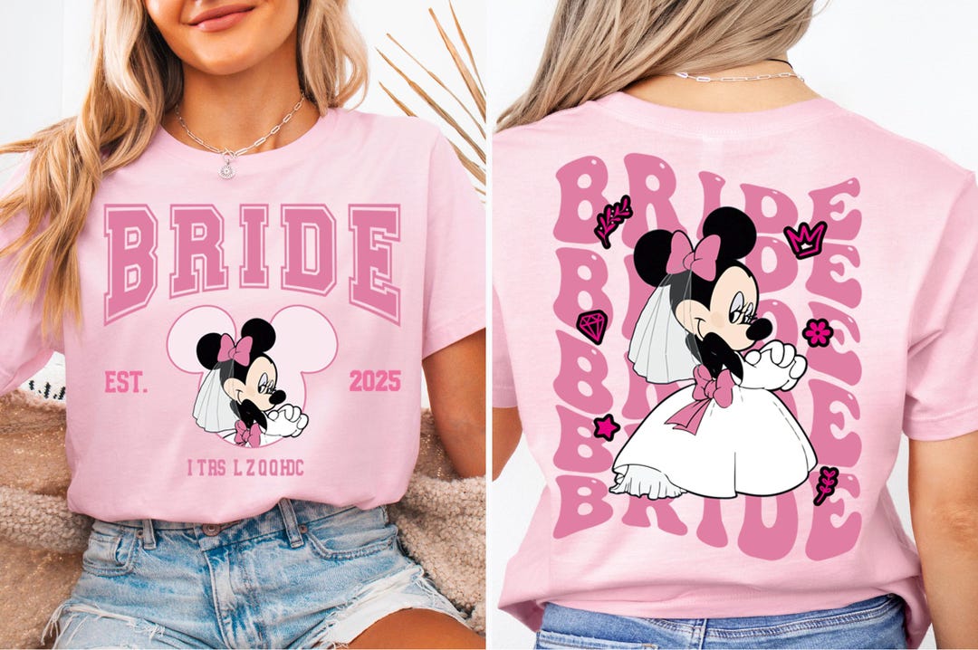 Disney Bride and Groom Shirt, Disney Mickey Groom Tee, Disney Minnie ...