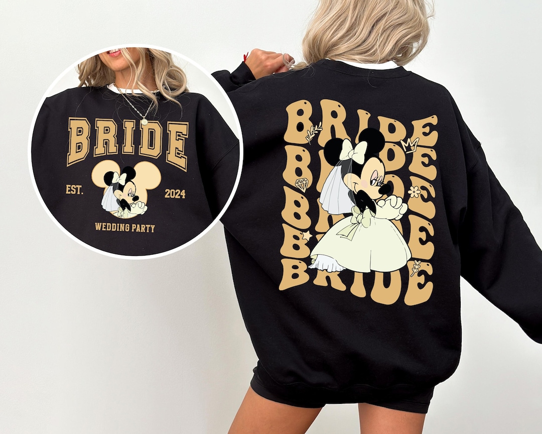 Bride Groom Mickey Mouse Shirt, Disneyland Wedding Vacation T-shirt ...
