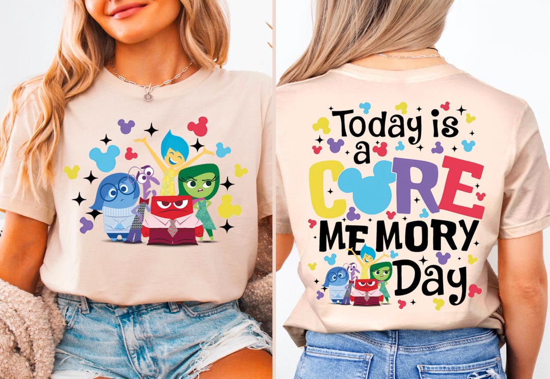 Today is A Core Memory Day Shirt, Inside Out Tee, Joy Sadness Anger ...