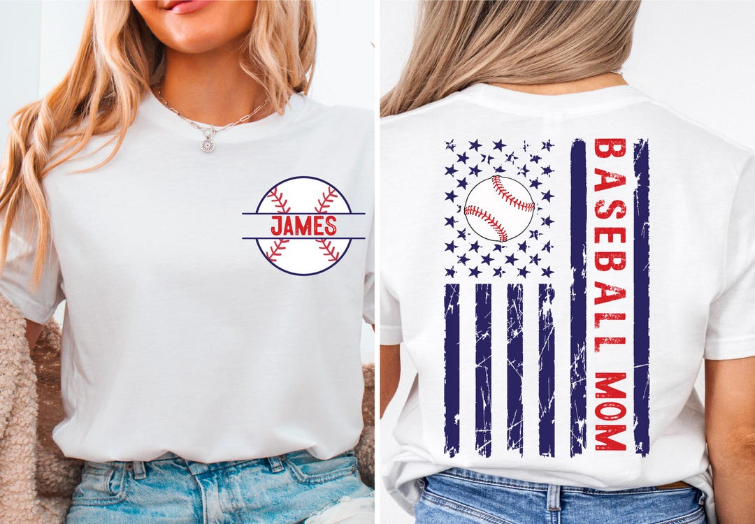 Personalized Baseball Family Shirts, Baseball Dad Shirt, Baseball Mom ...