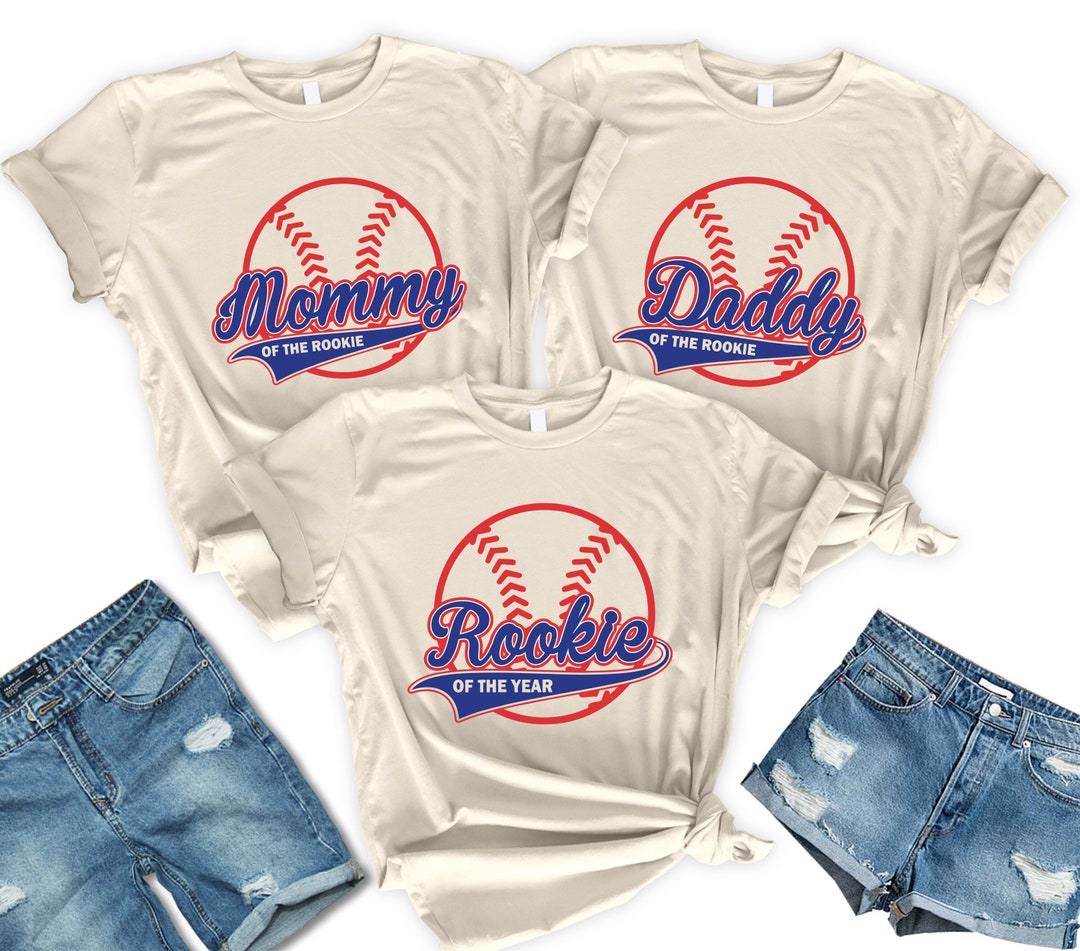 Personalized Baseball Family Shirts, Rookie of the Year Shirt, Custom ...