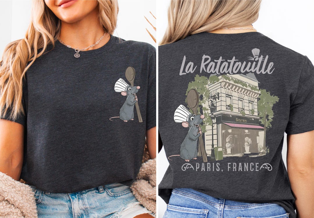 Disney La Ratatouille Shirt, Disney Remy Sweatshirt, Restaurant Bistro ...