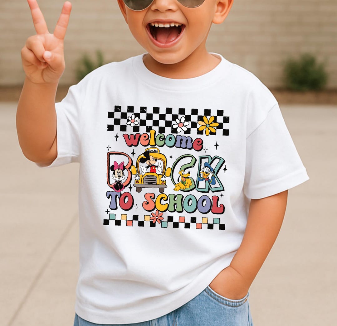 Disney Welcome Back to School Shirt, First Day of School T-shirt ...