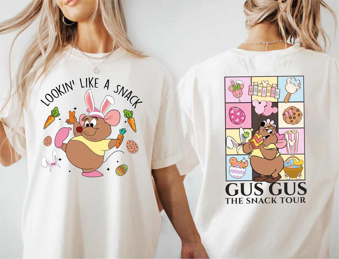 Disney Looking Like A Snack Gus Shirt, Disney Gus Gus Tee, Easter Day ...