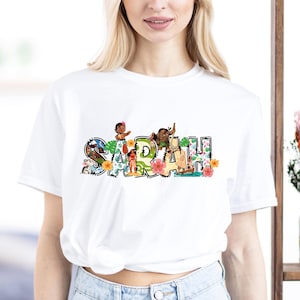 Disney Princess Moana Shirt, Disney Moana Maui Shirt, Personalized ...