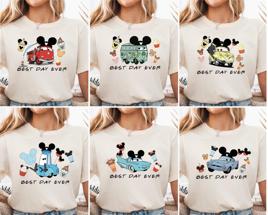Cars Best Day Ever Shirt, Mcqueen Cars Tee, Tow Mater Sweatshirt, Sally ...