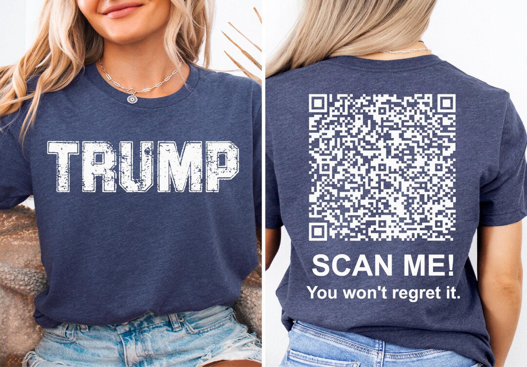 Donald Trump QR Code Shirt, President Trump T-shirt, Trump Dance ...