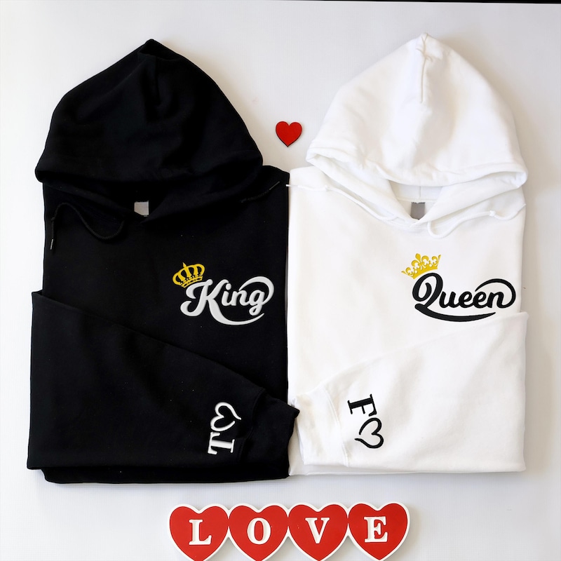 King and Queen Sweater Set - Etsy