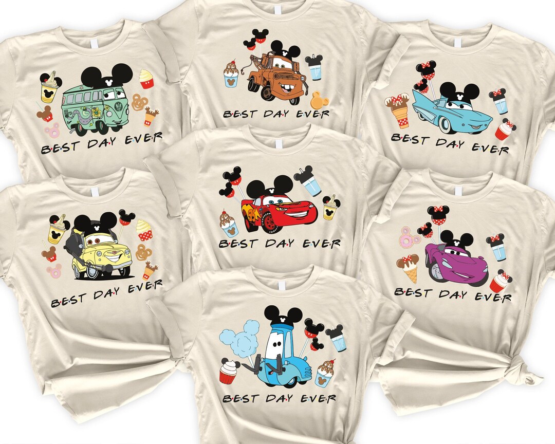 Cars Best Day Ever Shirt, Mcqueen Cars Tee, Tow Mater Sweatshirt, Sally ...
