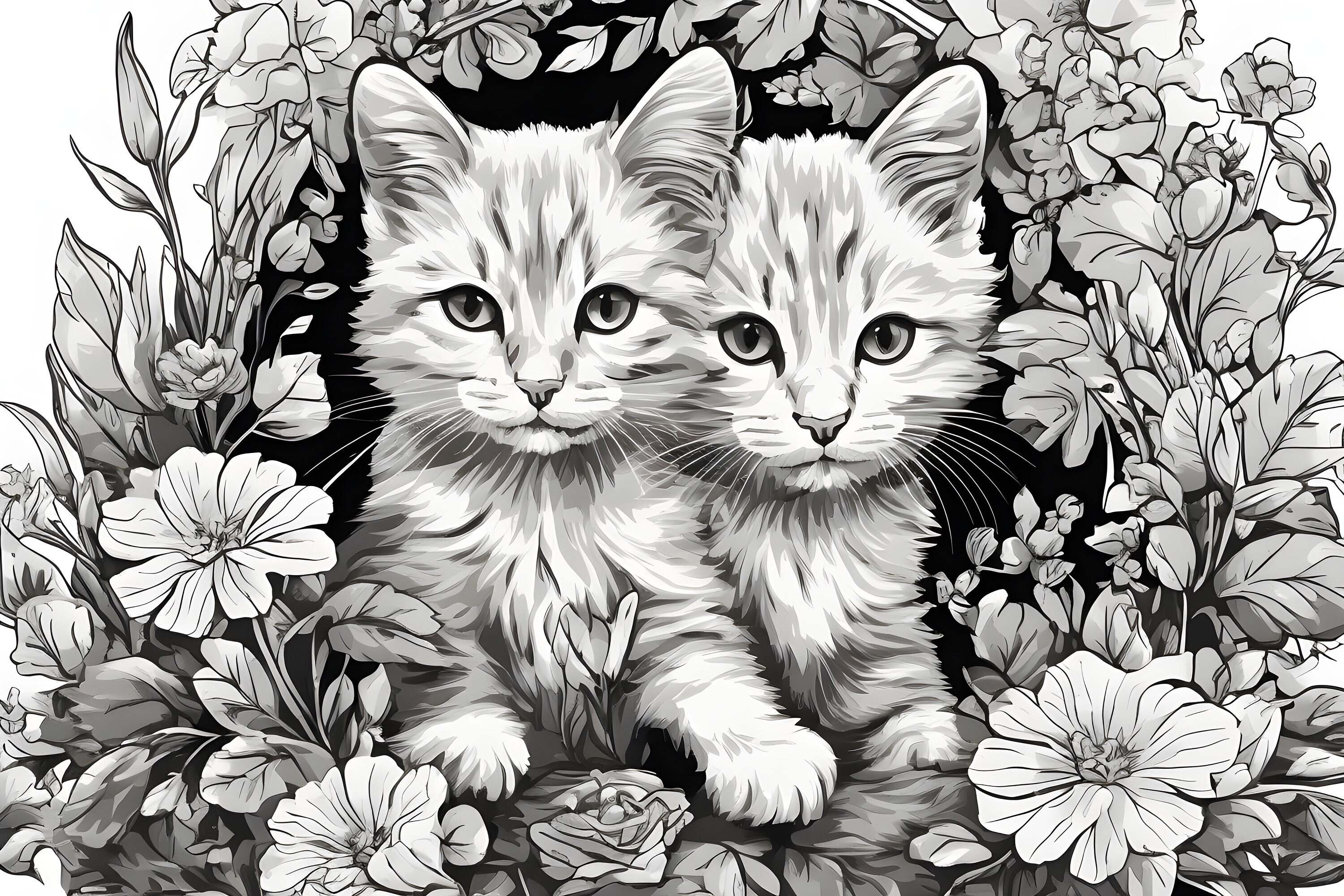 Animal Coloring Pages - Etsy