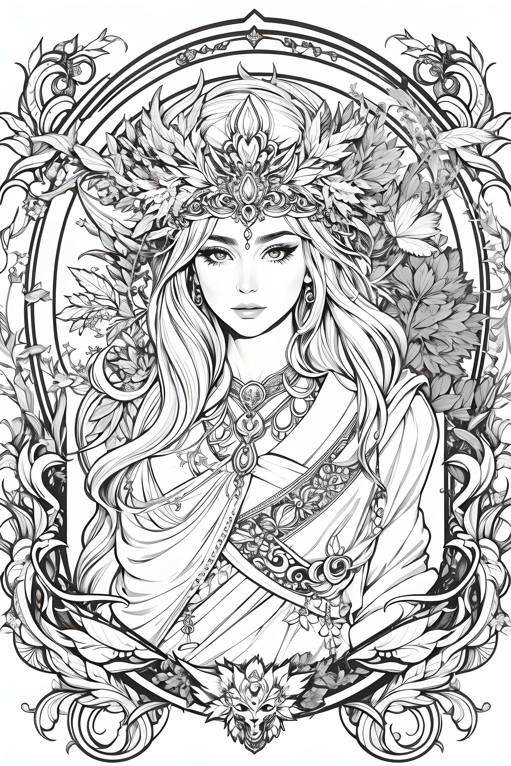 Women Coloring Page - Etsy