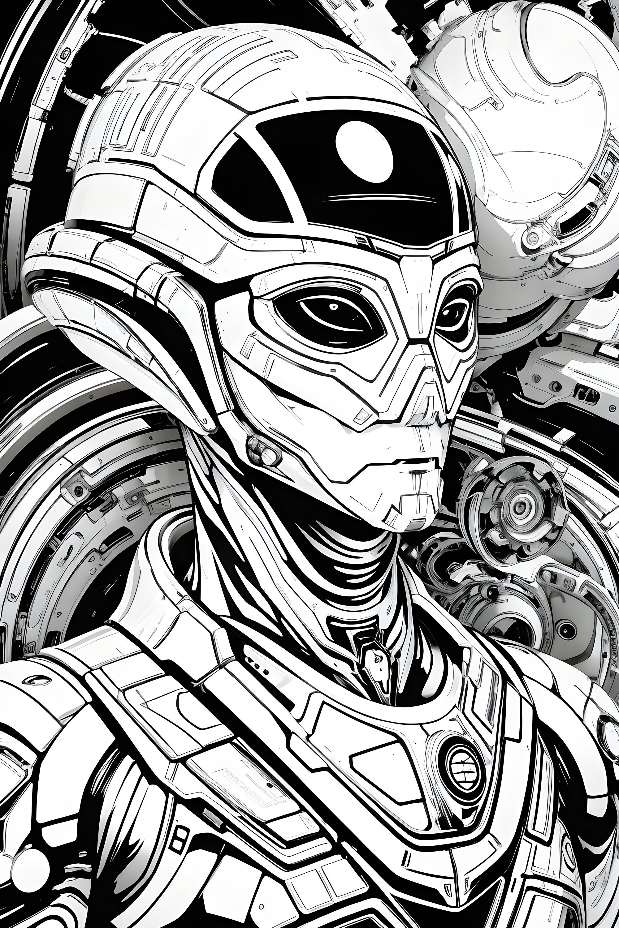 Alien Coloring Pages - Etsy