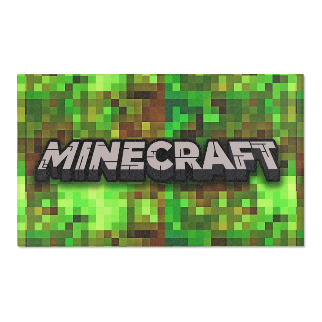 Minecraft Rug Minecrafter Gift Minecraft Mousepad Minecraft Floor Mat ...