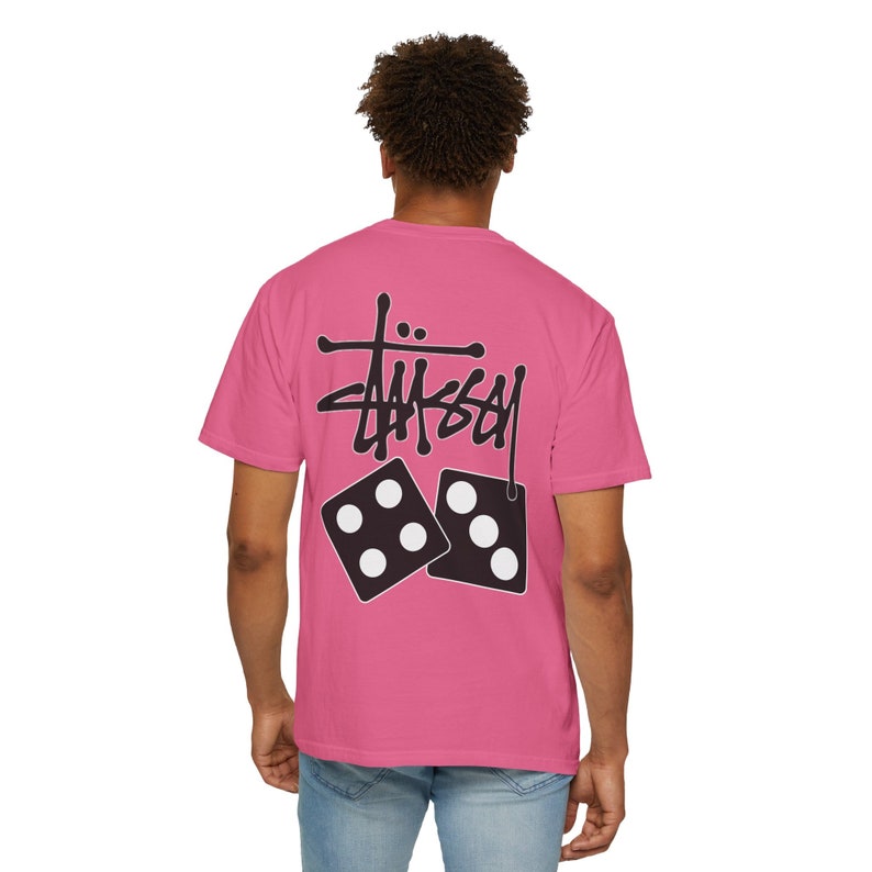 Stussy Dice Unisex Garment-dyed T-shirt Dice Vintage Stussy Poster ...