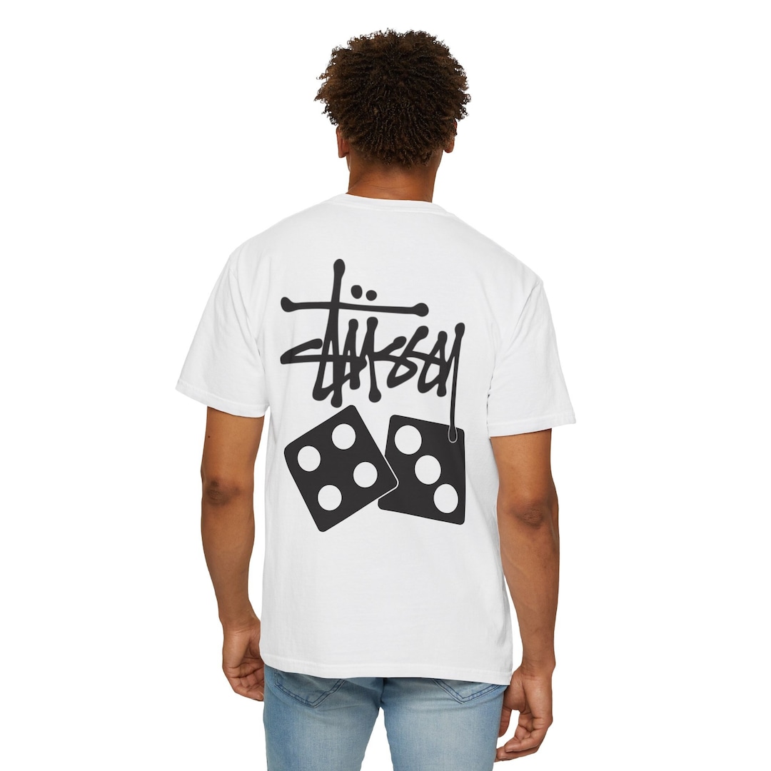 Stussy Dice Unisex Garment-dyed T-shirt Dice Vintage Stussy Poster ...