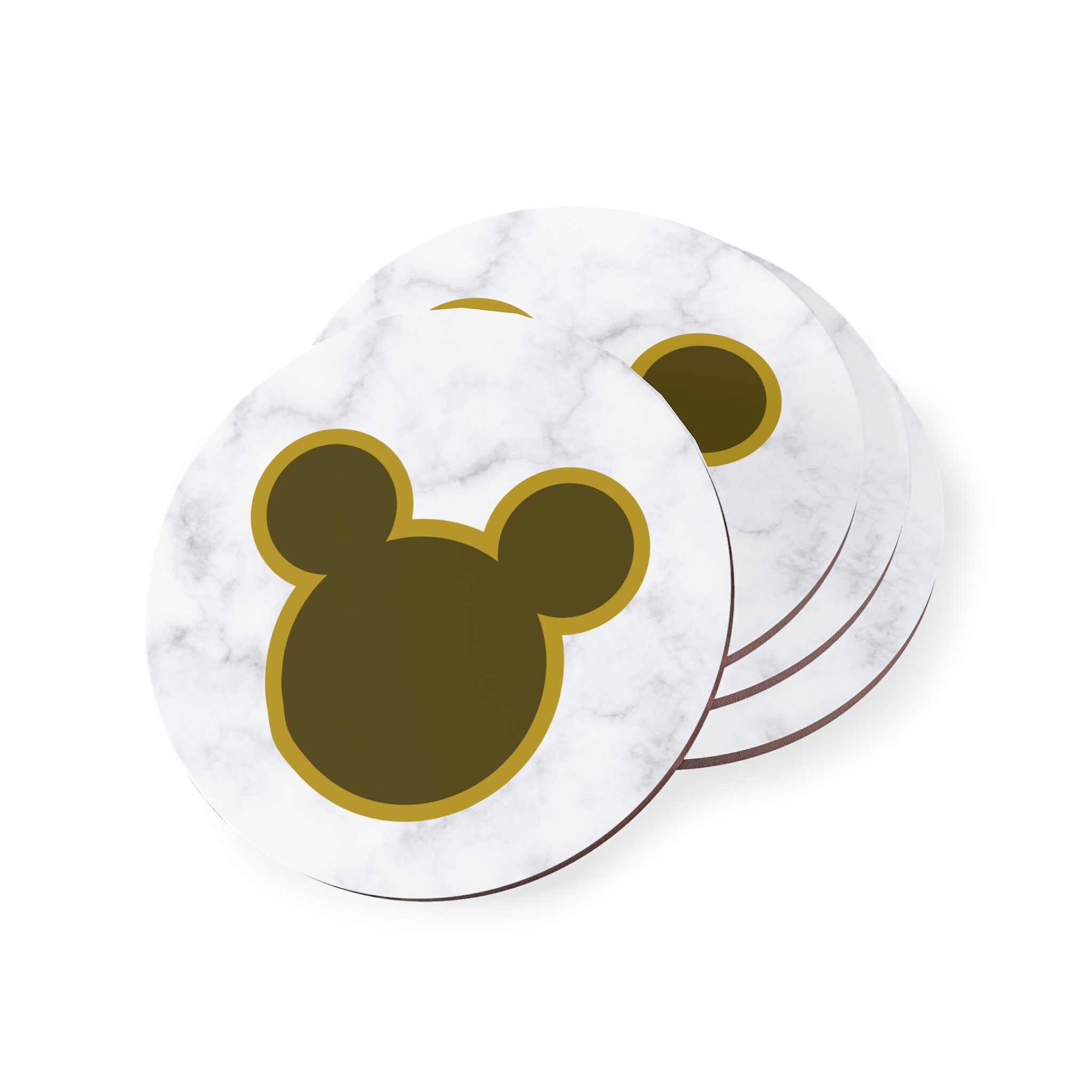 Mickey Mouse Marble-look Coasters Disney Cork Coaster Chocolate and ...