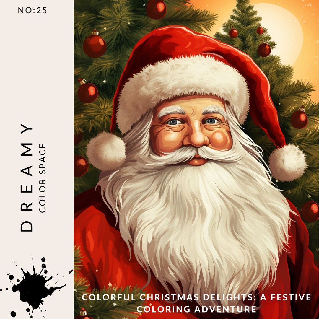 86 Christmas Coloring Book Printable Santa Claus Coloring - Etsy