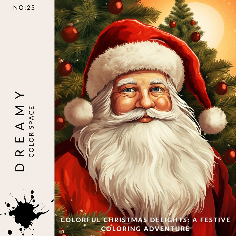 86 Christmas Coloring Book Printable Santa Claus Coloring - Etsy