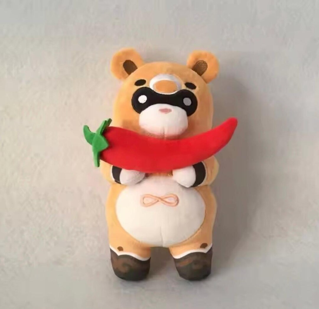 NEW CUTE Genshin Impact Inspired Plush Xiangling Guoba Plushie Kawaii ...