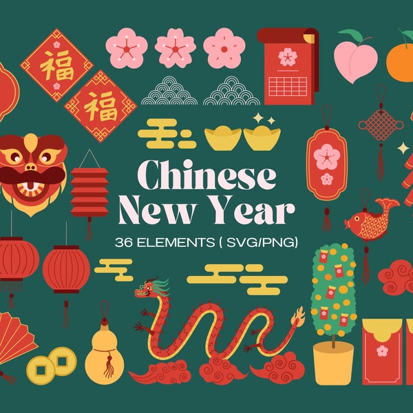 New Year Clip Art - Etsy