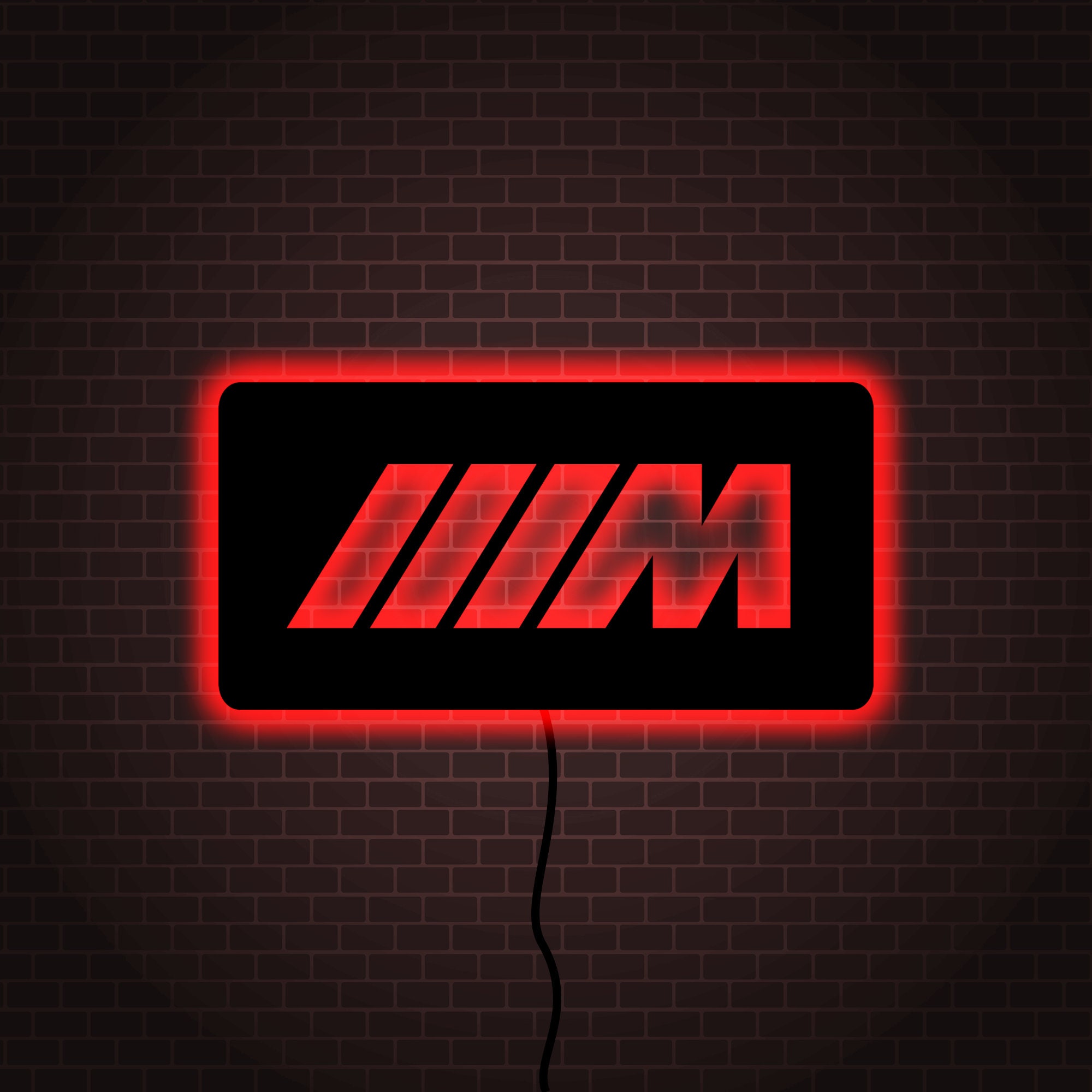 BMW Led Sign BMW Logo Wall Decor BMW Neon Sign Garage Wall - Etsy