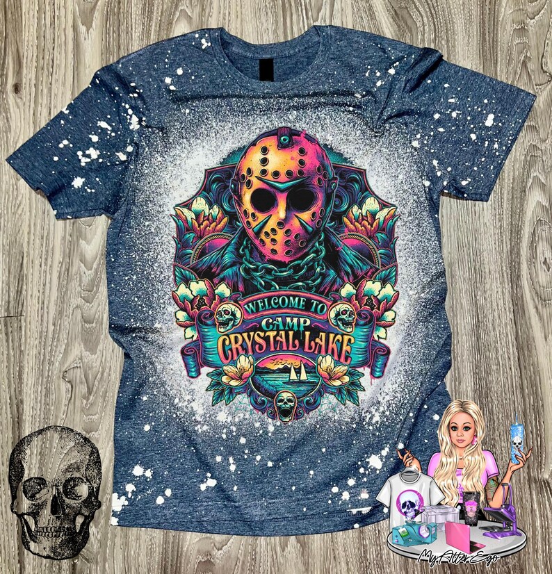 Camp Crystal Lake Shirt, Retro Spooky Camp Shirt for Music Festival ...