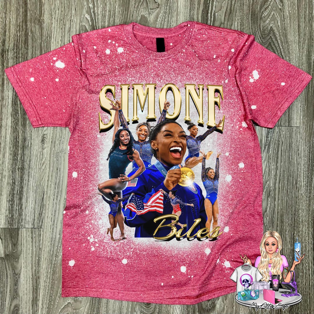 Simone Biles Shirt, T-shirt for Olympic Gymnastics Fans, Gold Medalist ...