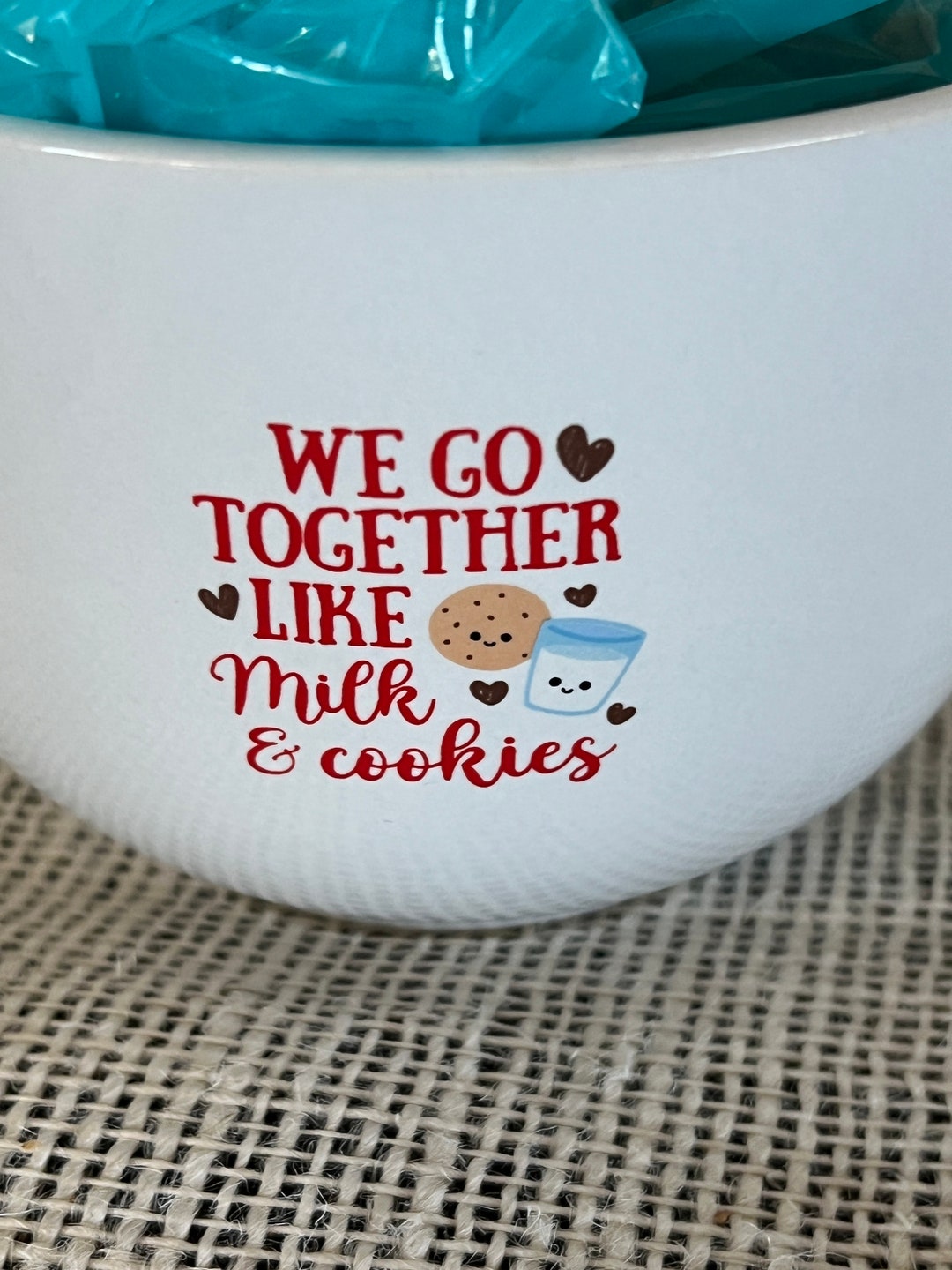 Peanut Butter Dog Treats 8 Ounces of Hearts in Adorable Large Mug we Go ...