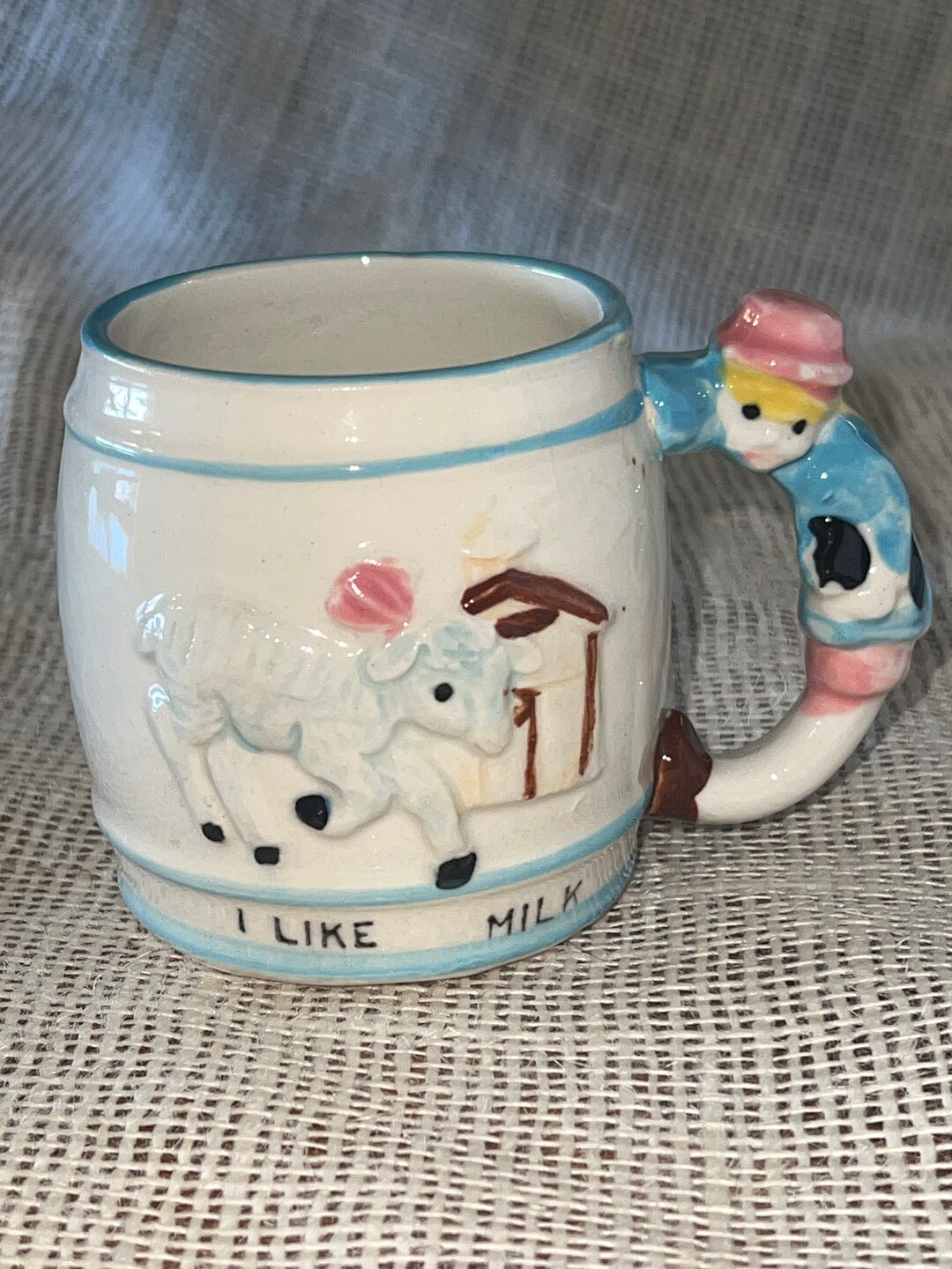 Vintage 1950s Child Mug With Lamb 6 Oz - Etsy