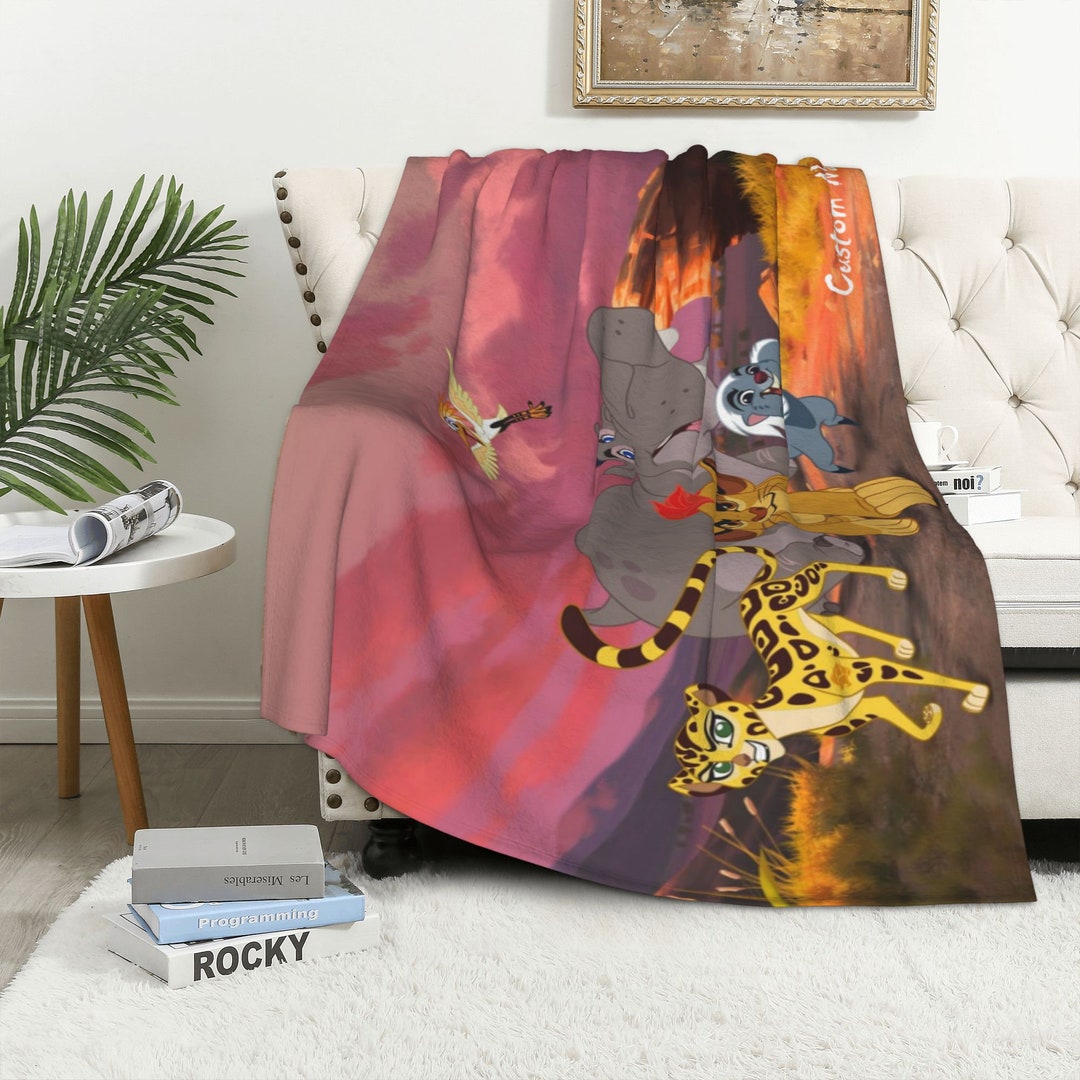 The Lion Guard Blanket Throw Blanket Warm Soft Blanket for Dormitory ...