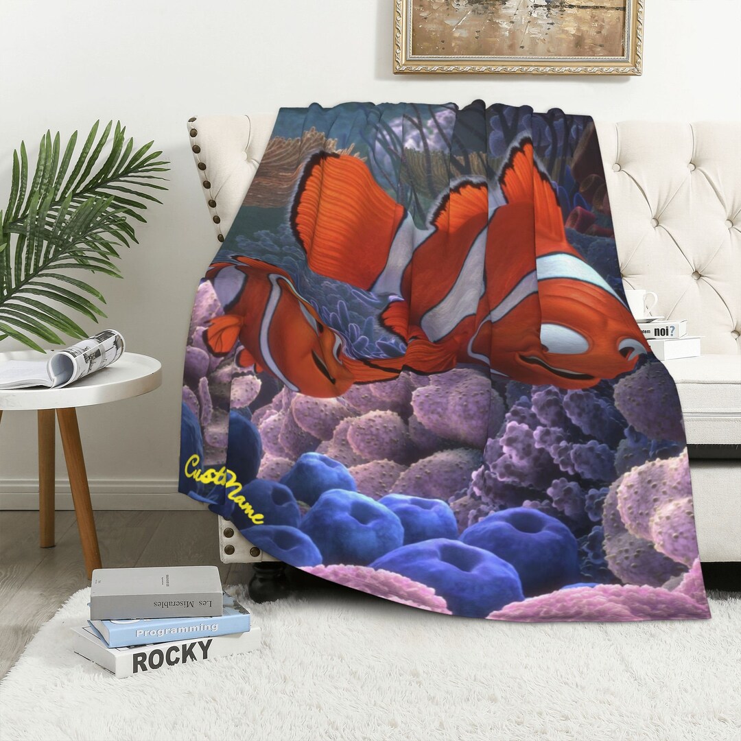 Finding Nemo Blanket Throw Blanket Warm Soft Blanket for Dormitory ...