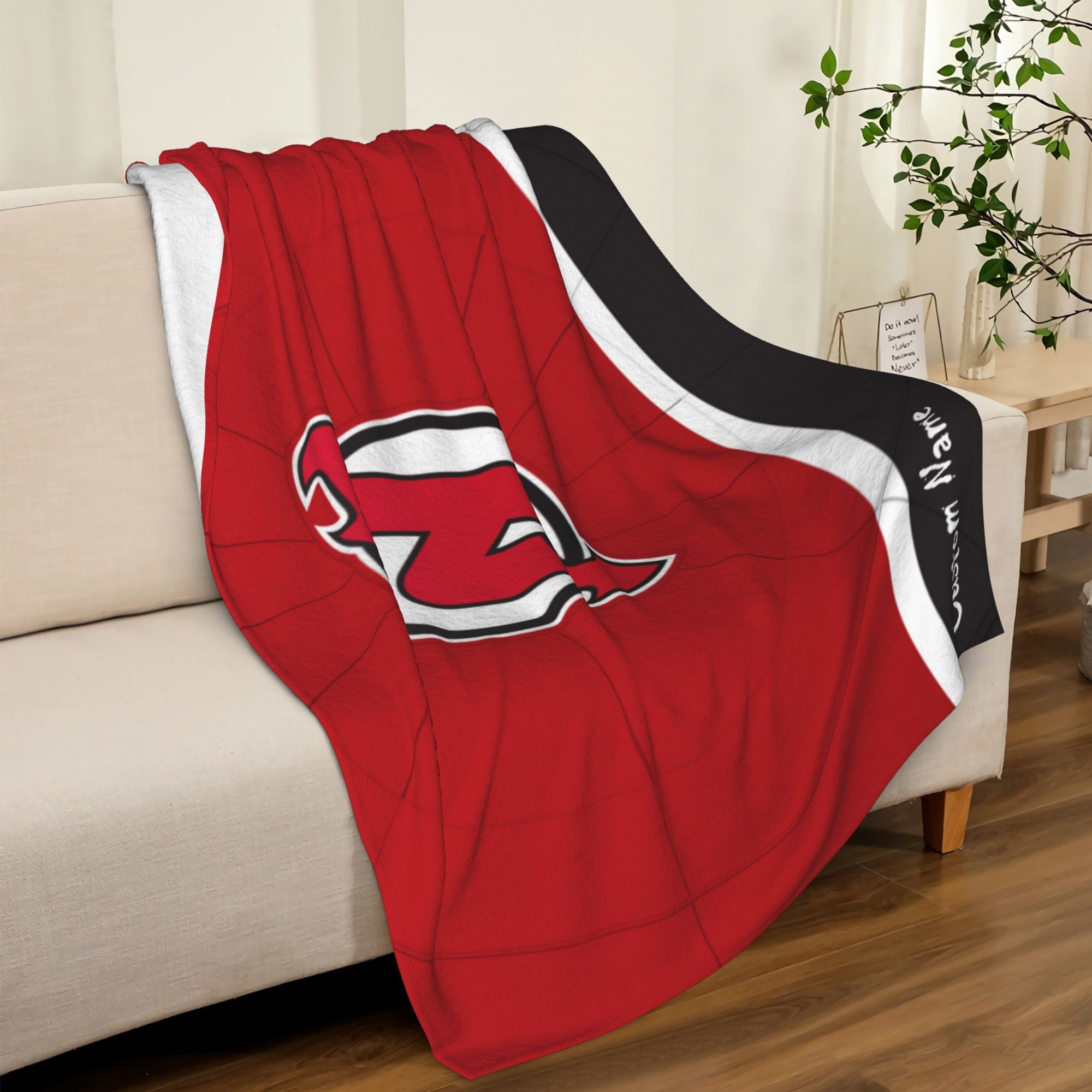 New Jersey Devils Blanket Throw Blanket Warm Soft Blanket for - Etsy Canada