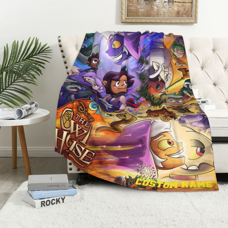 The Owl House Blanket Throw Blanket Warm Soft Blanket for Dormitory ...