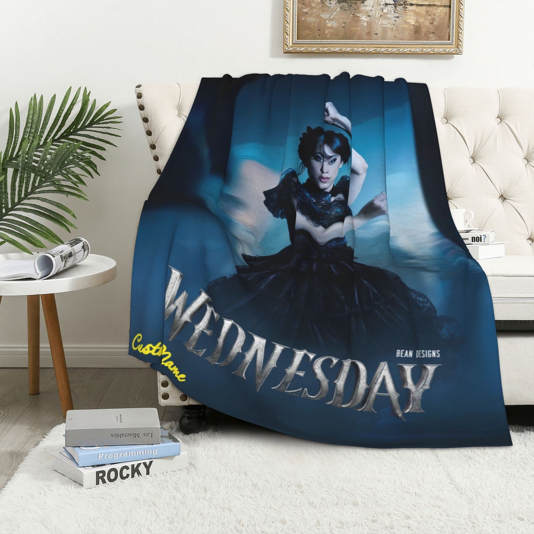 Wednesday Blanket Throw Blanket Warm Soft Blanket for Dormitory Living ...