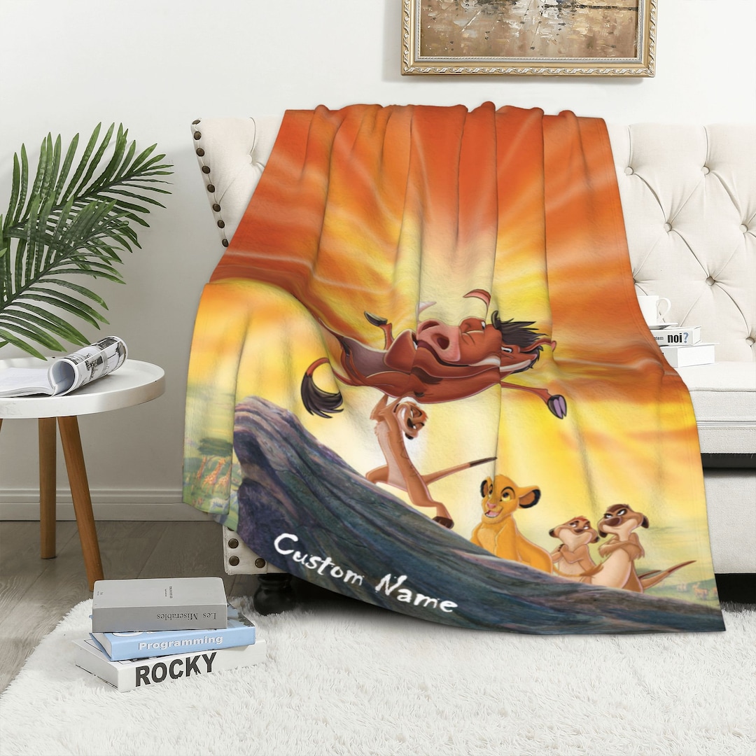 The Lion Guard Blanket Throw Blanket Warm Soft Blanket for Dormitory ...