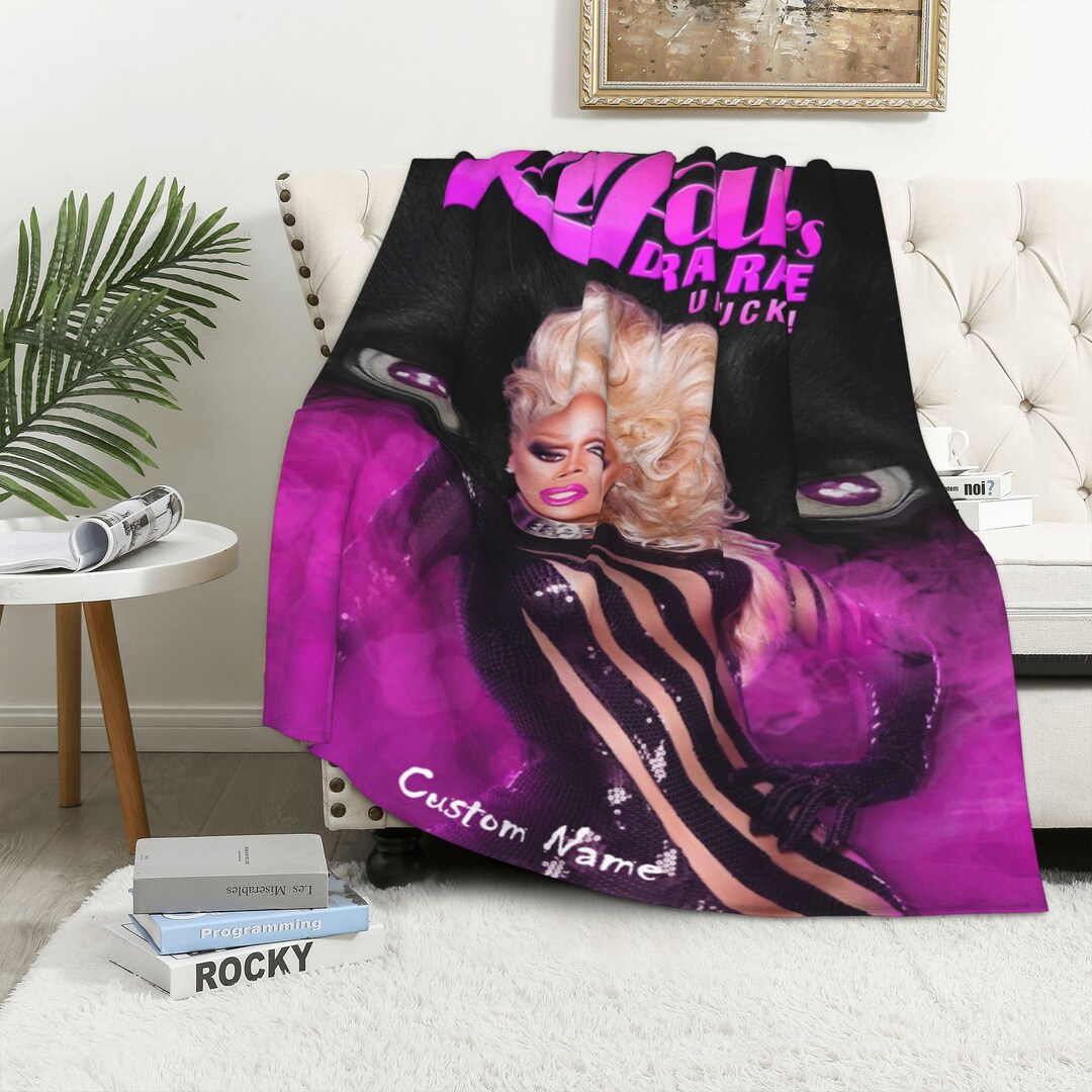 Rupaul's Drag Race Blanket Throw Blanket Warm Soft Blanket for ...