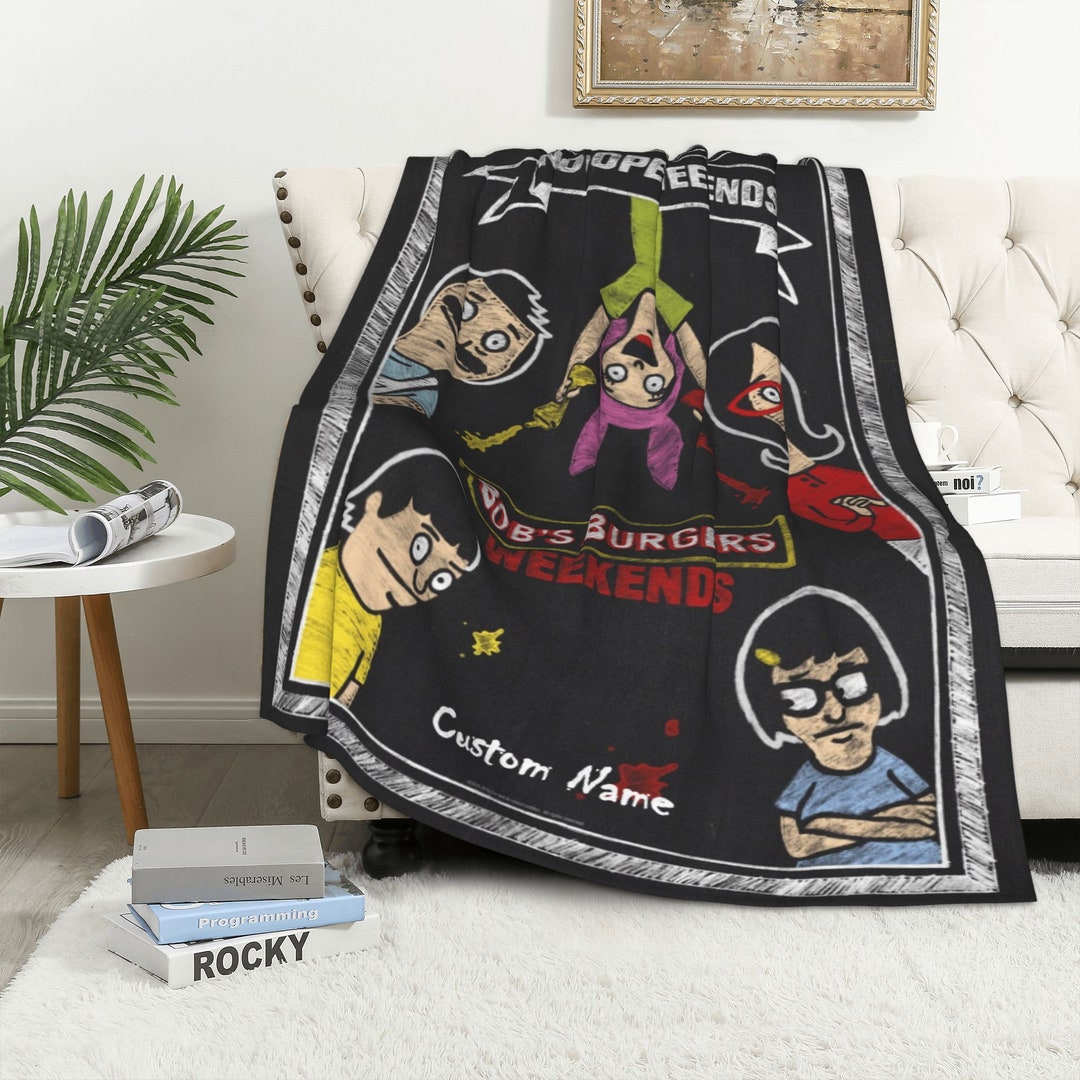Bobs Burgers Blanket Throw Blanket Warm Soft Blanket for Dormitory ...